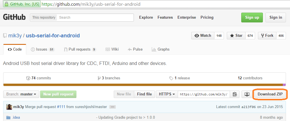 USB-シリアルライブラリの使用